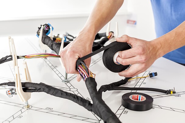 Automotive Wire Harnessing – Secure Bundling & Protection - tesa