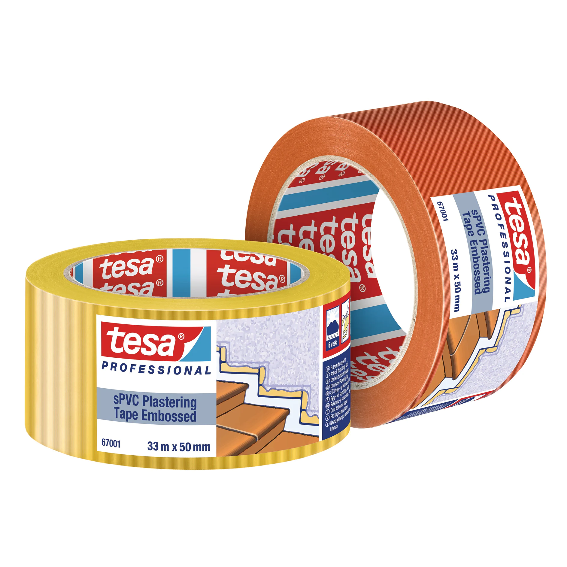 tesa 60397 sPVC Plastering Embossed - standard - tesa