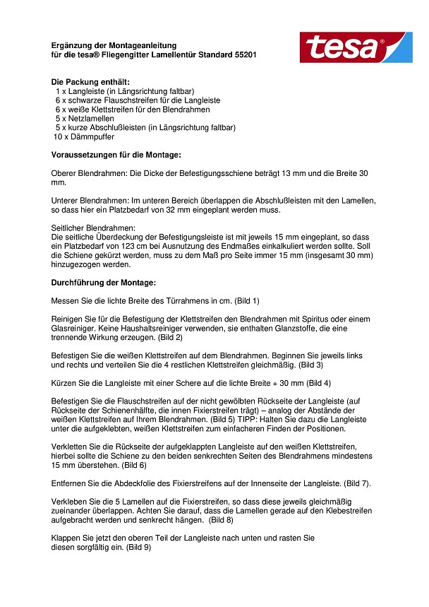 Installation Guides - tesa