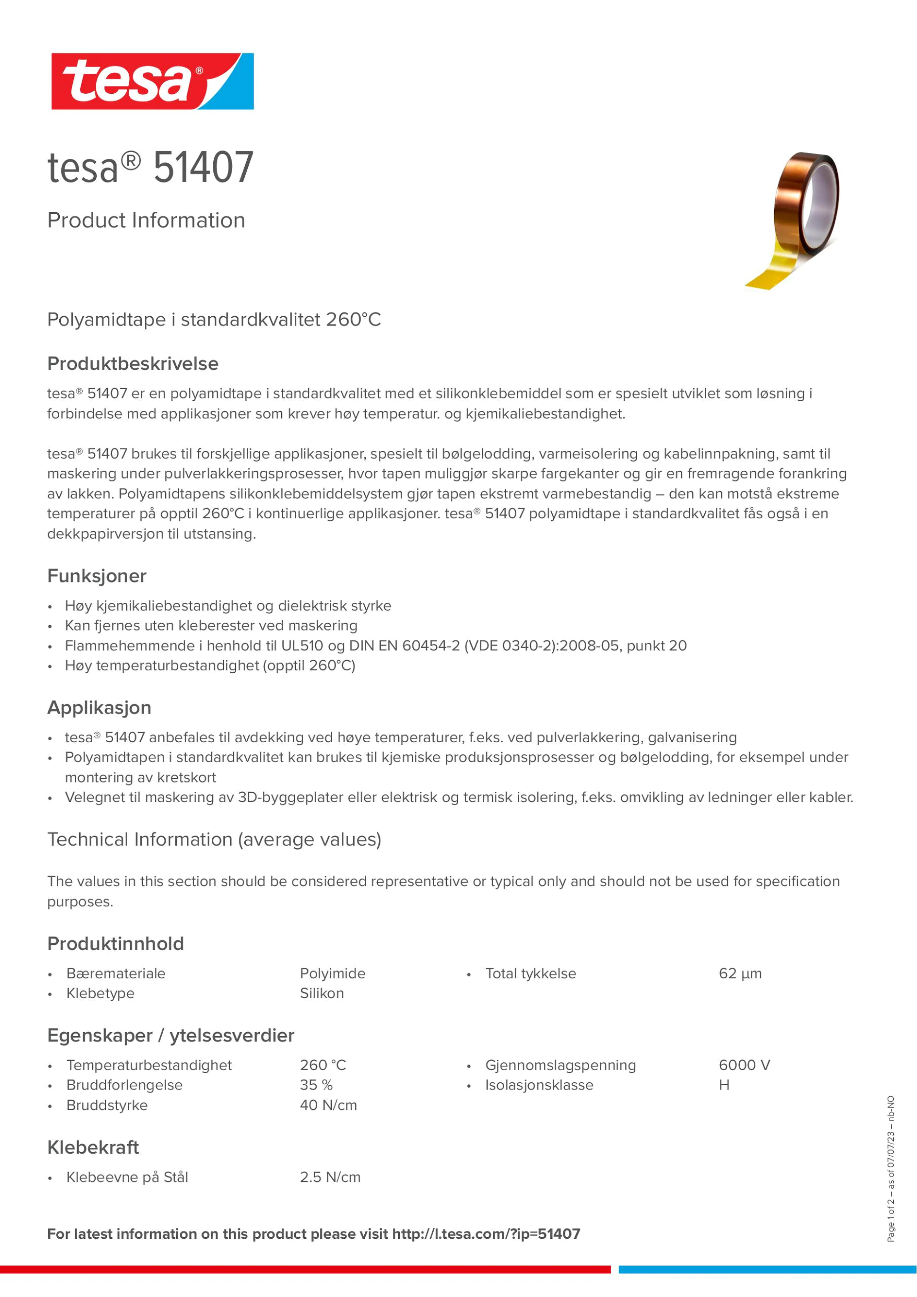 tesa® 51407 - tesa