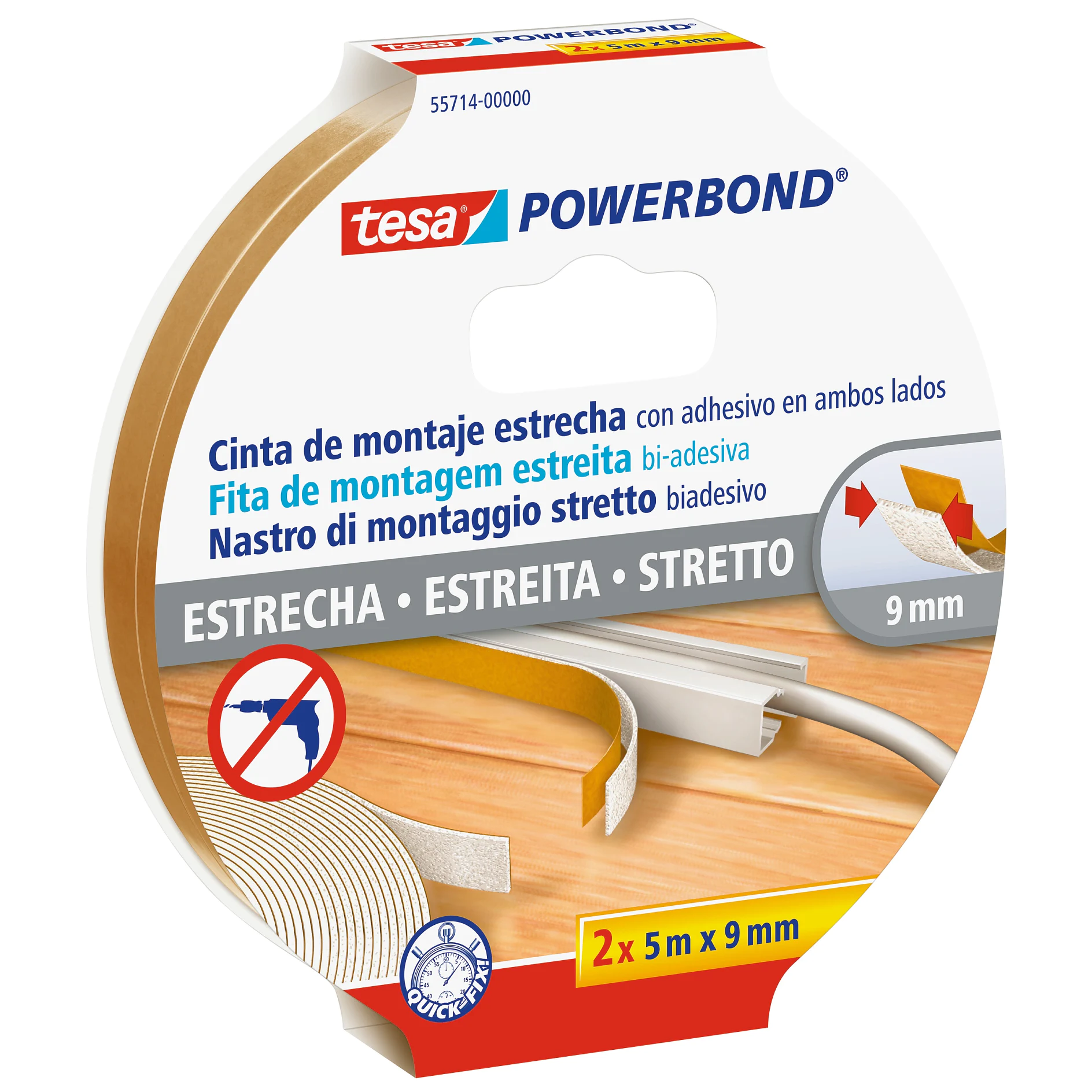 tesa® Fita Adesiva de Dupla Face - tesa