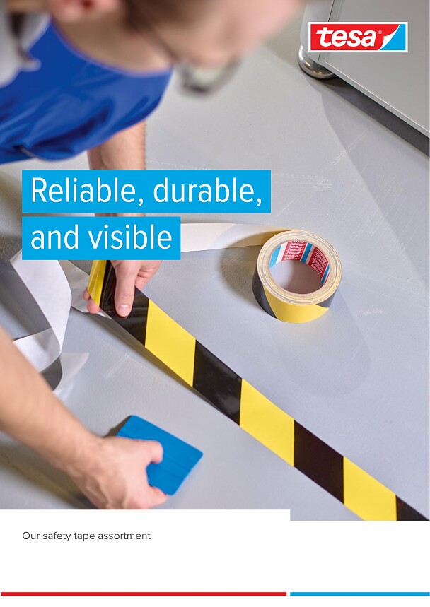 Improving safety with tesa® 60960 Anti-Scratch Floor Marking Tape - tesa
