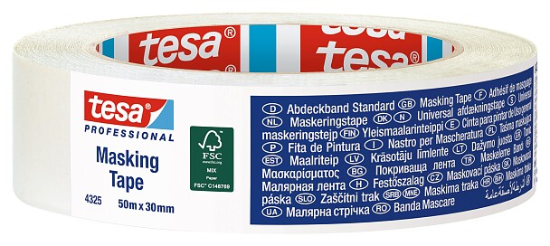 tesa® Professional 4325 Masking Tape Pro White - tesa